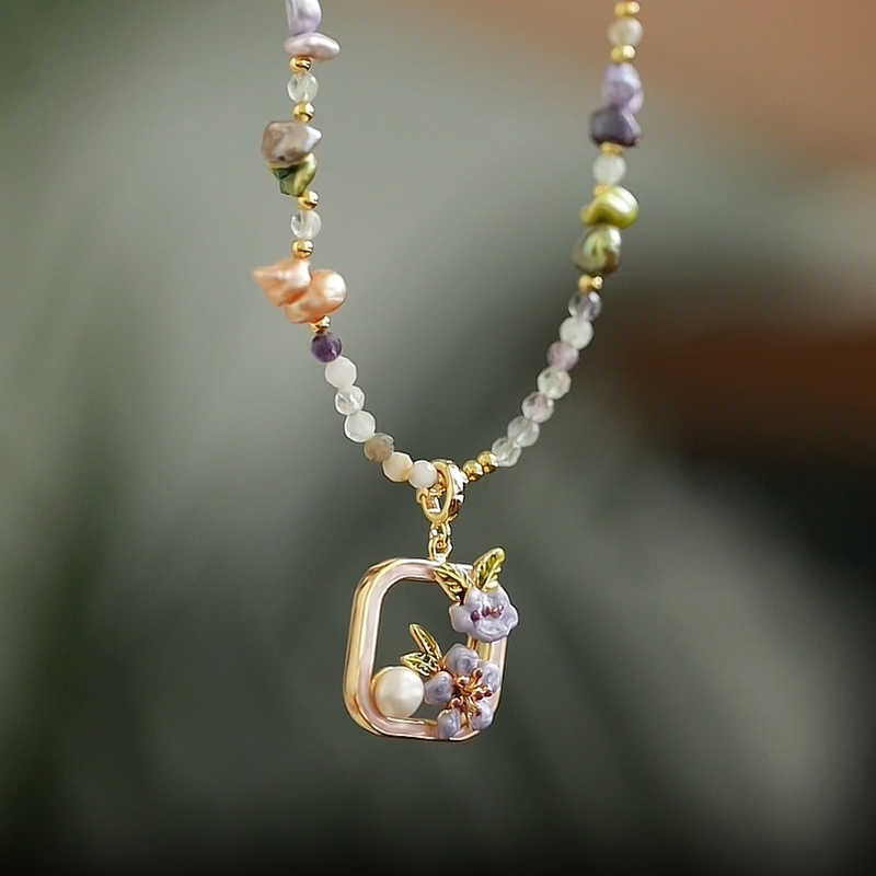 handmade baroque pearl necklace – Madrigaljewelry